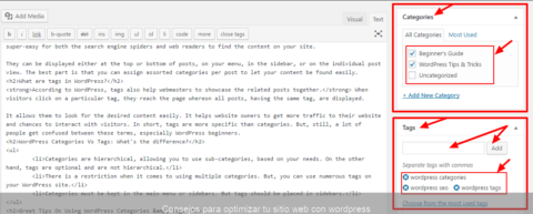 Consejos para optimizar tu sitio web con wordpress - Grupo Activa